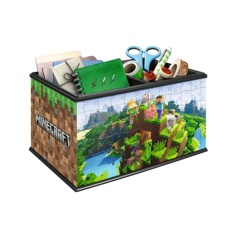 3D Minecraft Treasure Box - 108 brikker – Games
