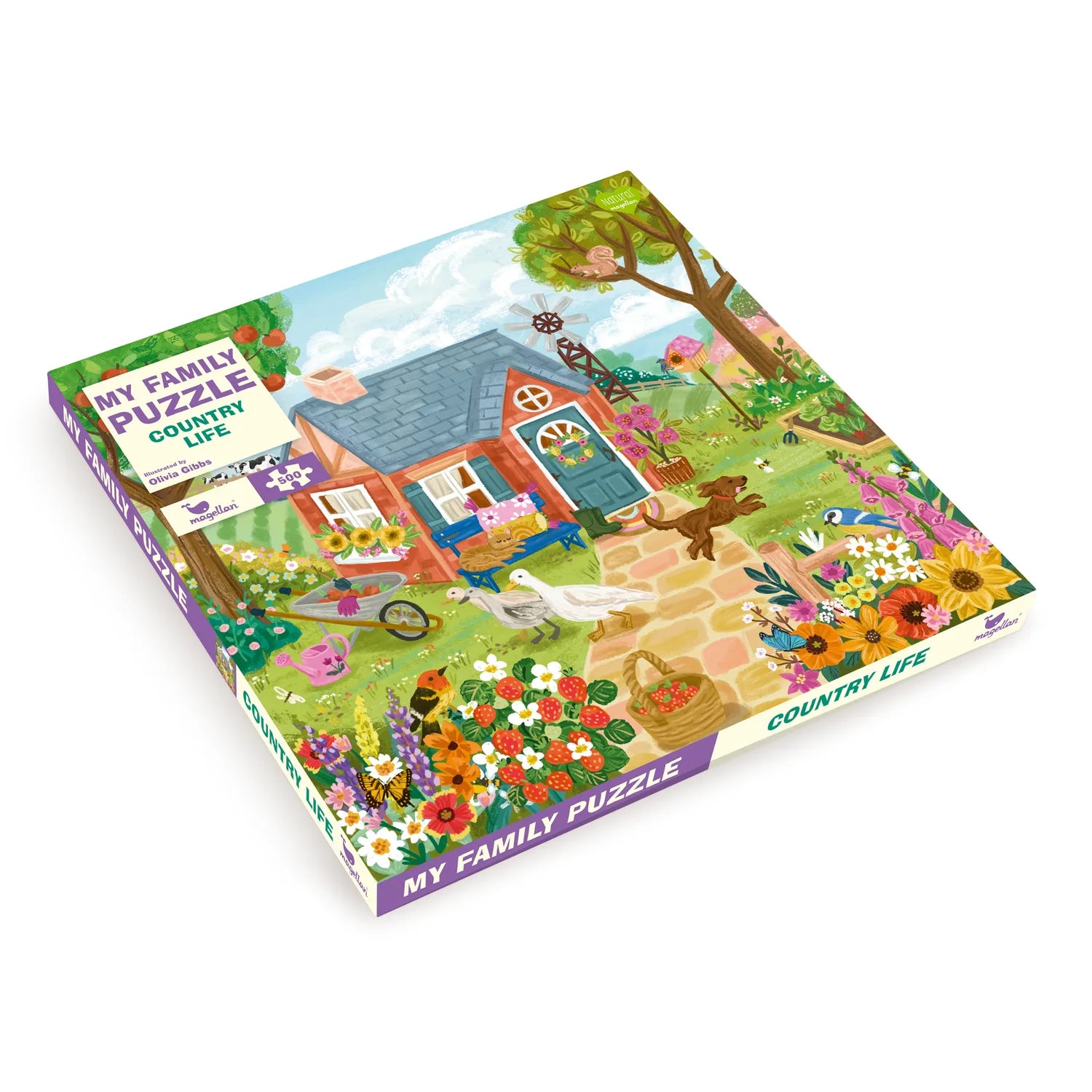 Country Life My Family Puzzle - 500 Brikker – Games