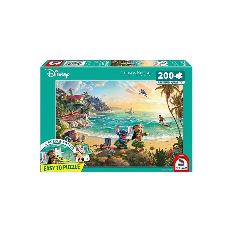 Disney Lilo & Stitch Kinkade - 200 Brikker – Games