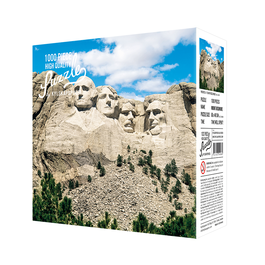 Puslespil Mount Rushmore - 1000 brikker – Games