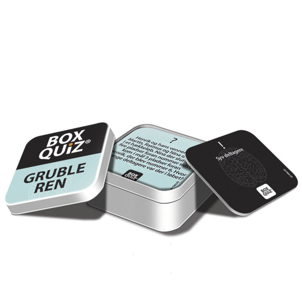 Box Quiz: Grubleren – Games