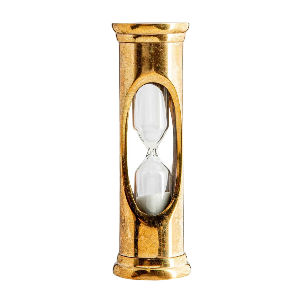 Timeglas Luksus Brass (3 min) – Games